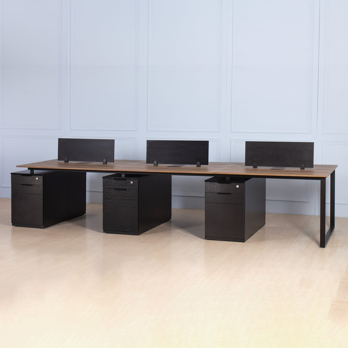 Link 6 Person Office Workstation – Hex