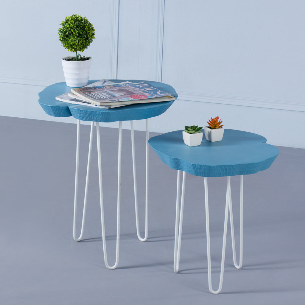 Arbor Live Edge Side Table – Hex