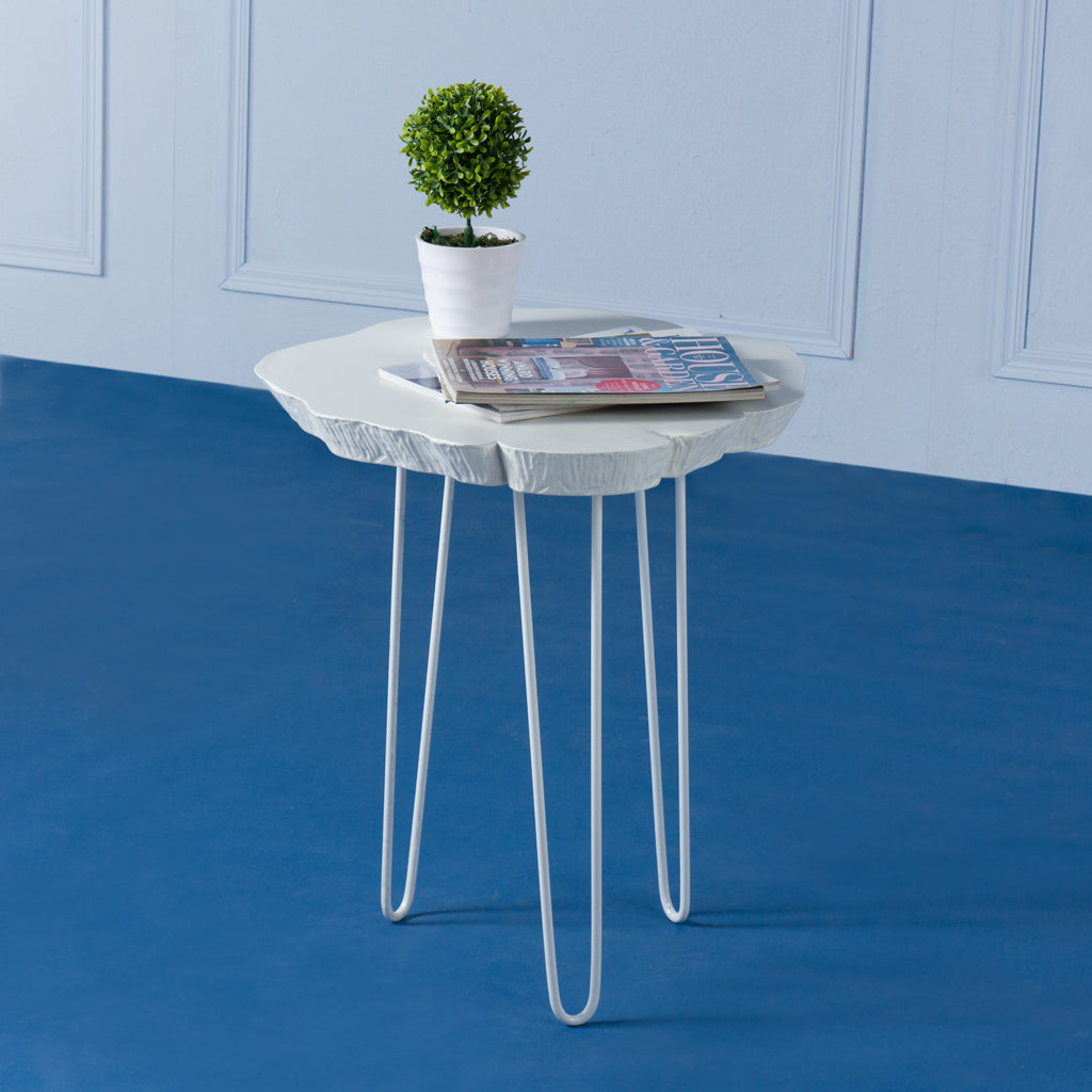 Arbor Live Edge Side Table – Hex