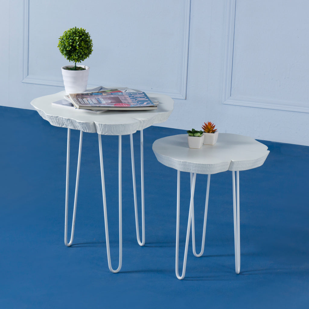 Arbor Live Edge Side Table – Hex