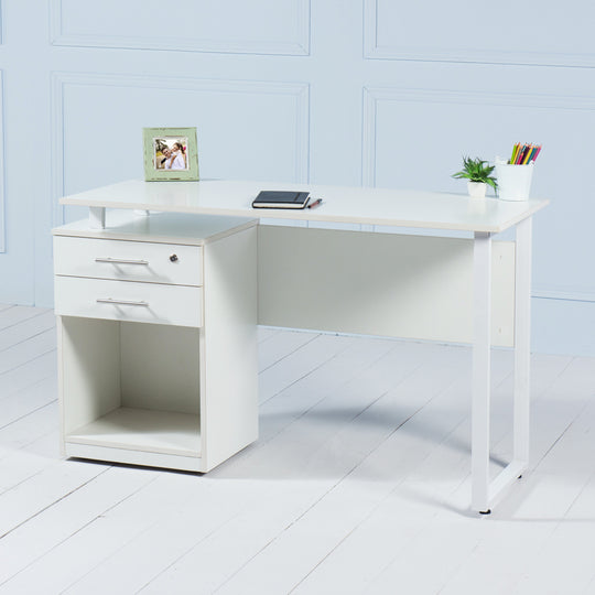 Review Office Desk in White – Hex