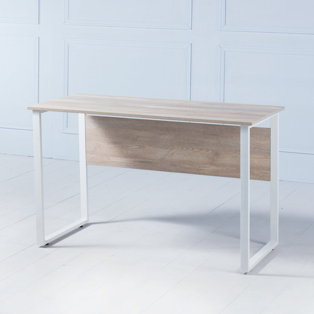 Work It Office Desk in Brushed Oak – Hex